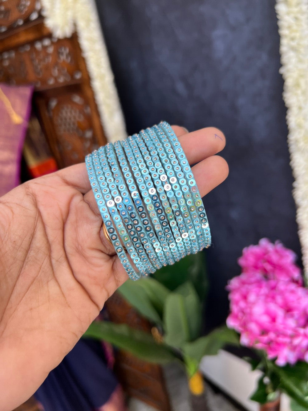Rain drop bangle – Made For Hers