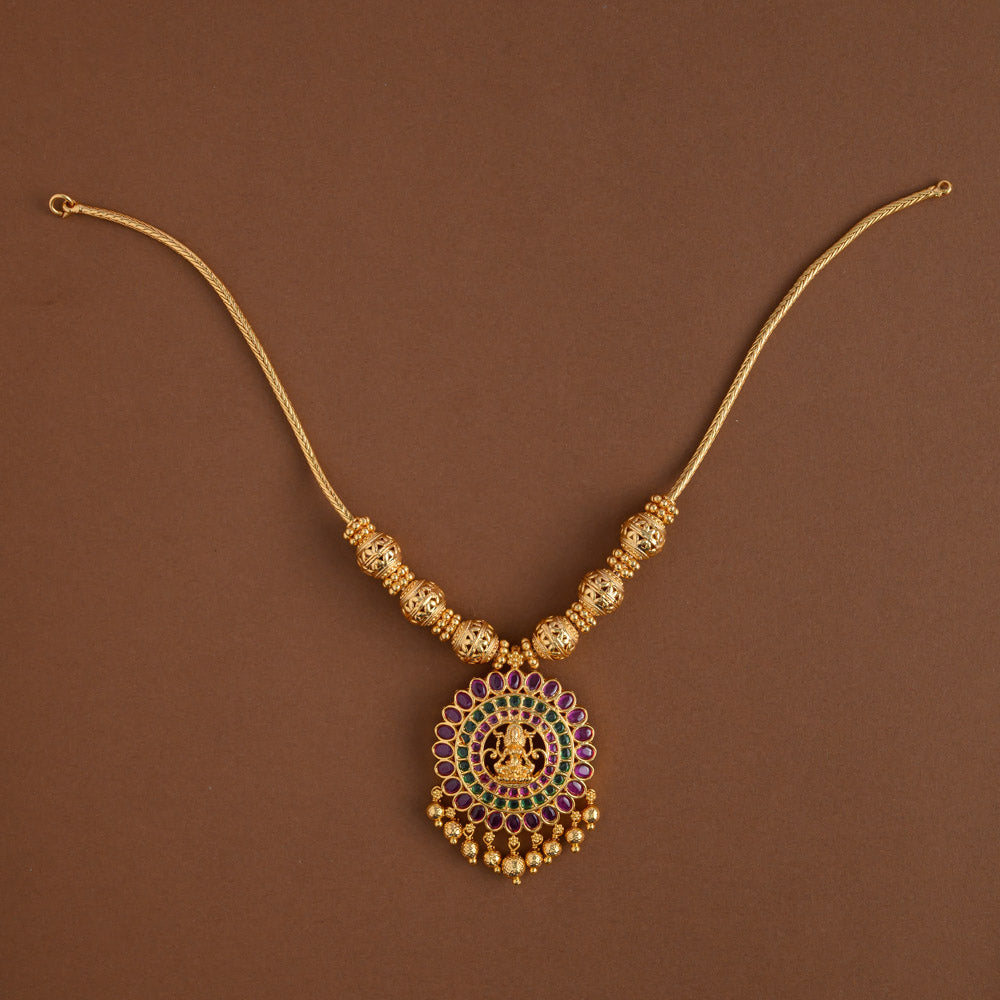 Abinaya lakshmi neckpiece - Vimalam – Made For Hers