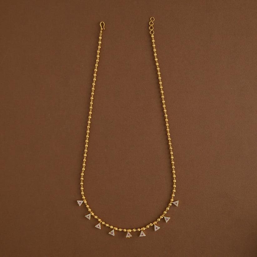 Triangle ball chain – Made For Hers