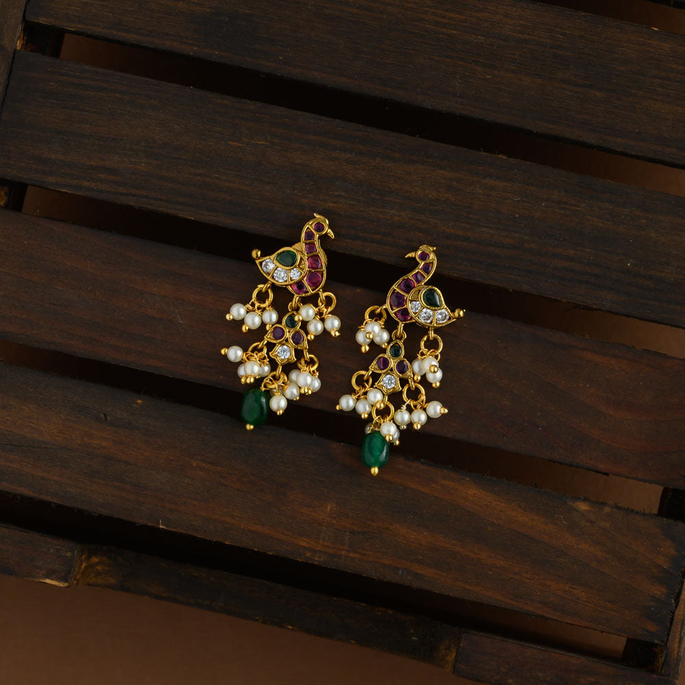 Peacock Earring – Made For Hers